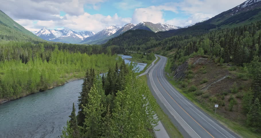 Chugach Mountains in Anchorage, Alaska landscape image - Free stock ...