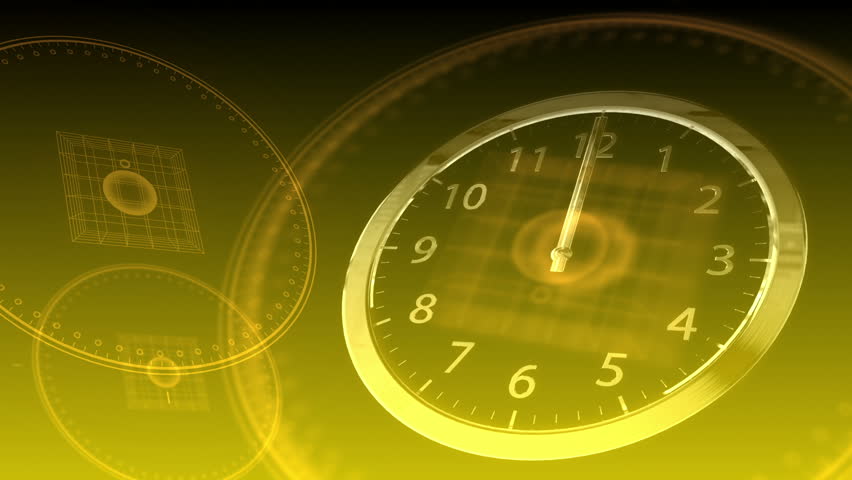 Time Flies - Hi-tech Clock 59 (HD) - Hi-tech Background With Time-lapse ...