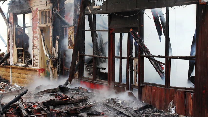 Fire burning down a building image - Free stock photo - Public Domain ...