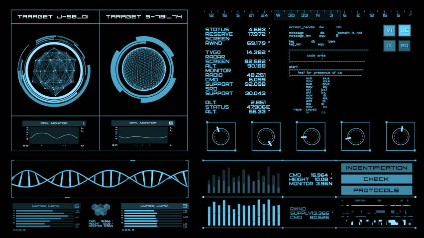 Digital Statistics & Scanning, Tracking, Finger Print, Hand Stock ...