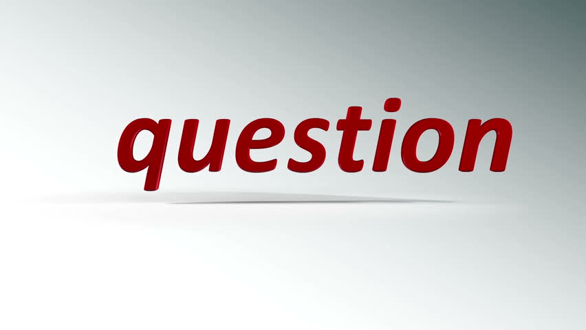 Words Questions Answers Disappear Stock Footage Video (100% Royalty ...