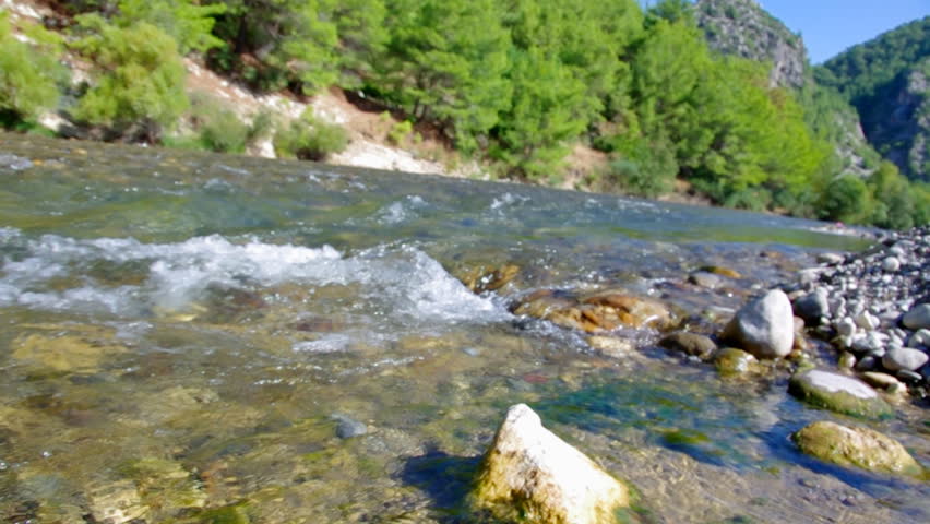 Water Flows In The Yarden River Videos de metraje en stock 27795442 ...