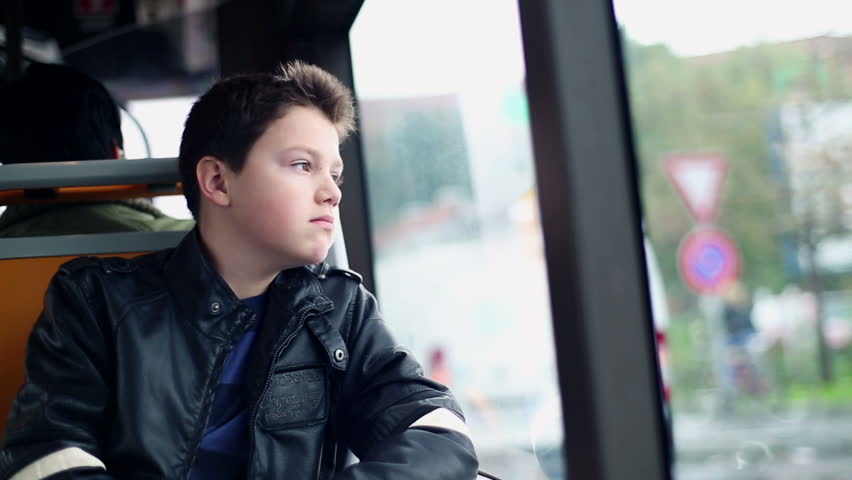 Sad Man Waiting For A Bus At The Bus Stop Záběr Video 18001960 ...