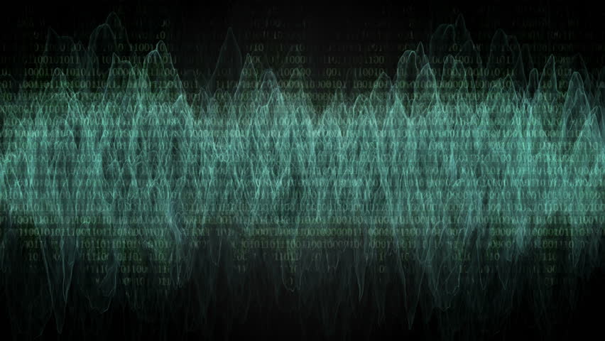 Waveform Shows Unknown Frequency with Stock Footage Video (100% Royalty ...