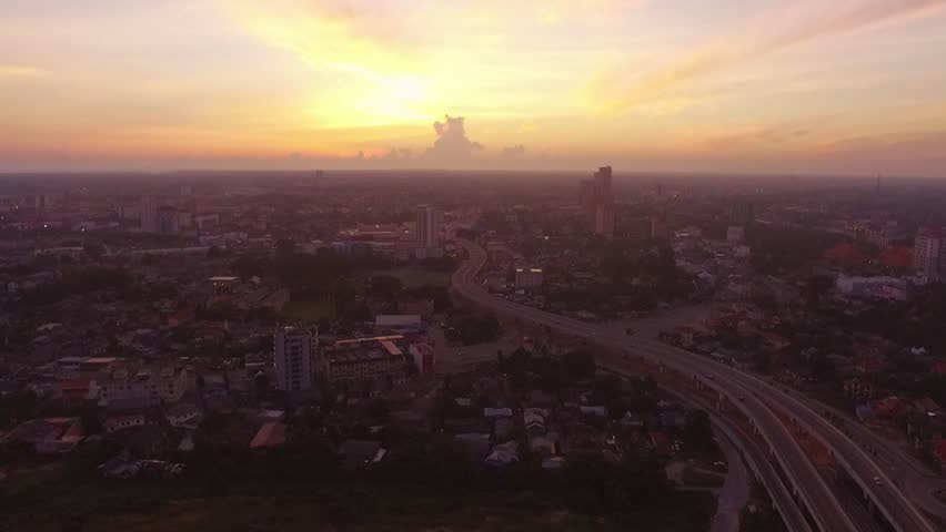 Kelantan, Malaysia - Aerial View Of Sungai Kelantan Located In Kampung ...