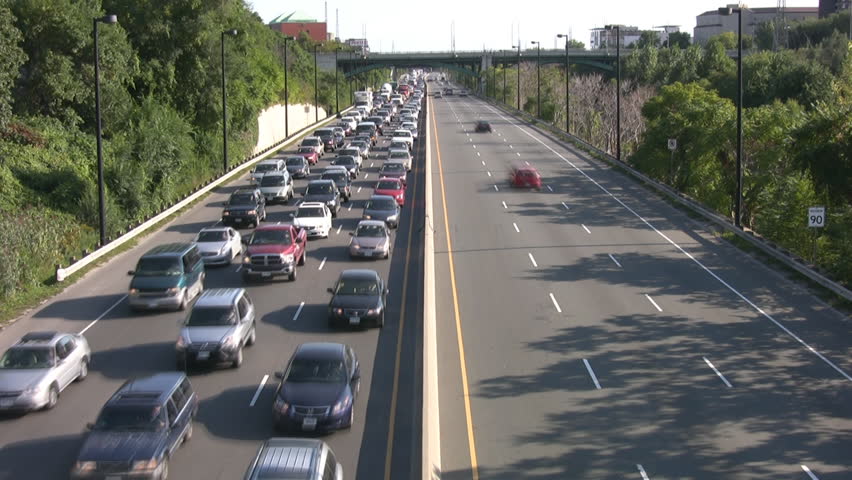 Highway Timelapse. Heavy Vs. Light Stock Footage Video (100% Royalty ...