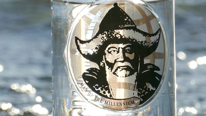 Bayannur, MONGOLIA - July 20, 2017. A Bottle Of Mongolian Vodka ...