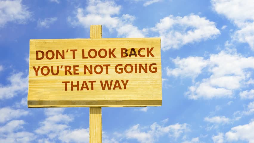 Stock video of don't look back. you are not | 31056760 | Shutterstock