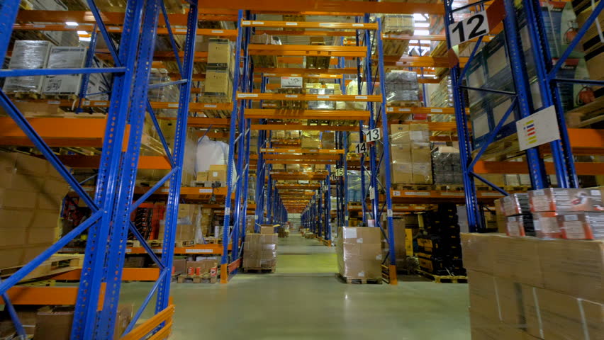 Stock video of two inspectors walk through a giant | 31629760 ...