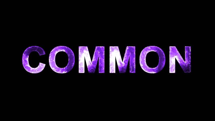 Stock Video Clip of Luminous and shimmering haze inside the letters ...