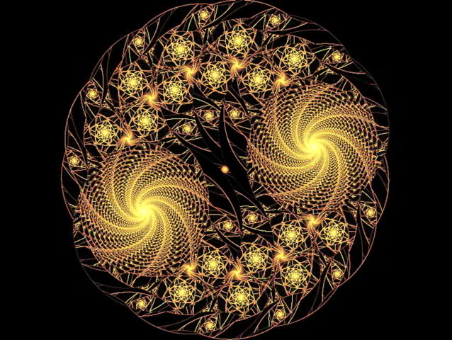 Abstract Bright Moving Fractal Video Stock Footage Video (100% Royalty ...