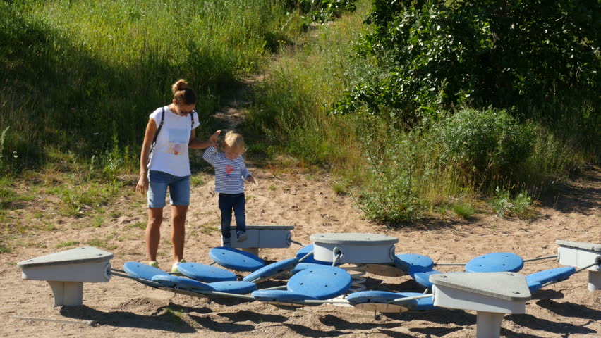 kids-on-the-sandy-playground image - Free stock photo - Public Domain ...