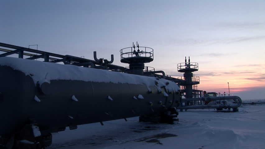 Underground Storage of Natural Gas. Stock Footage Video (100% Royalty ...