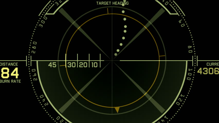 4k Radar GPS Signal Tech Screen Display,future Science Sci-fi Data ...