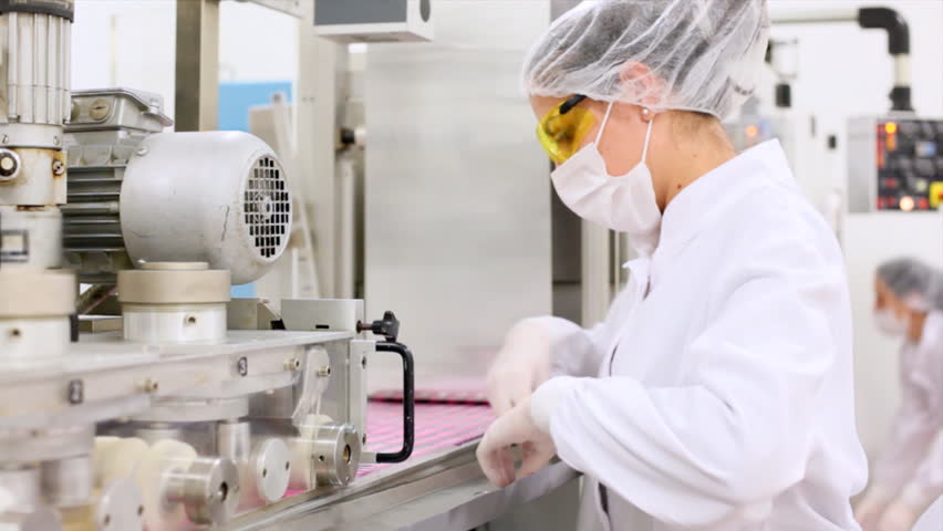 Stock video of woman working at the drugs factory, | 3386720 | Shutterstock
