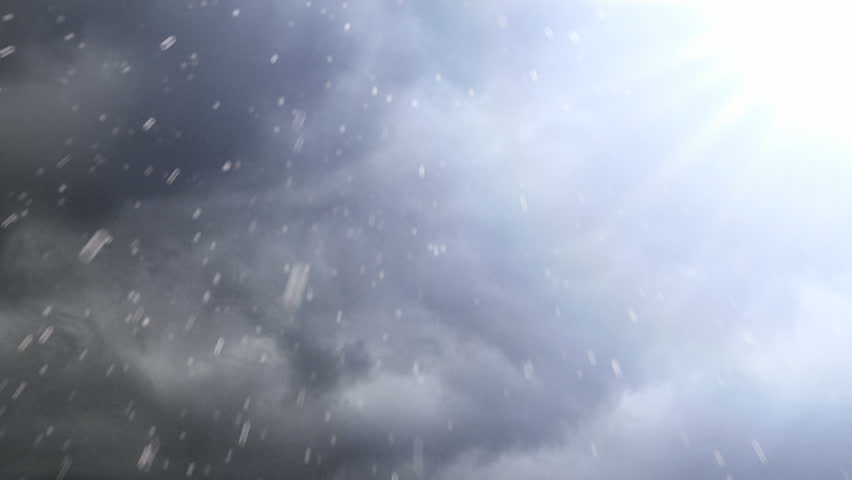 Stock video of sunny rain drops. raindrop falling down | 3404900 ...