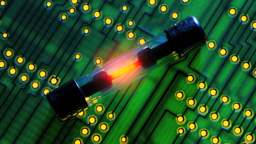 Fuse Glowing Red Hot. Stock Footage Video (100% Royalty-free) 3413990 ...