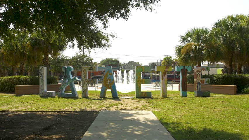 Downtown Lafayette Sign Stock Footage Video (100% Royalty-free ...