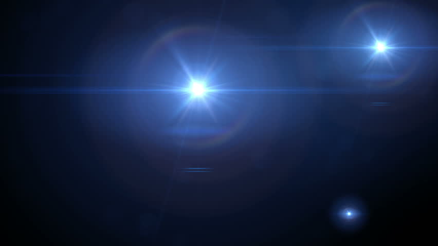 Blue Camera Flashes Over Black Background. Different Speed To Choose ...