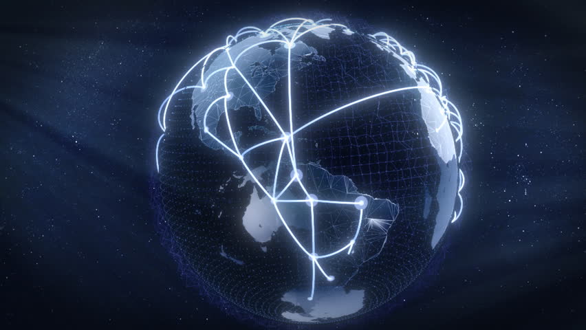 Earth Wireframe Stock Footage Video | Shutterstock