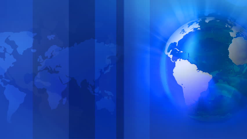 Blue World - News Background Stock Footage Video 1964719 | Shutterstock