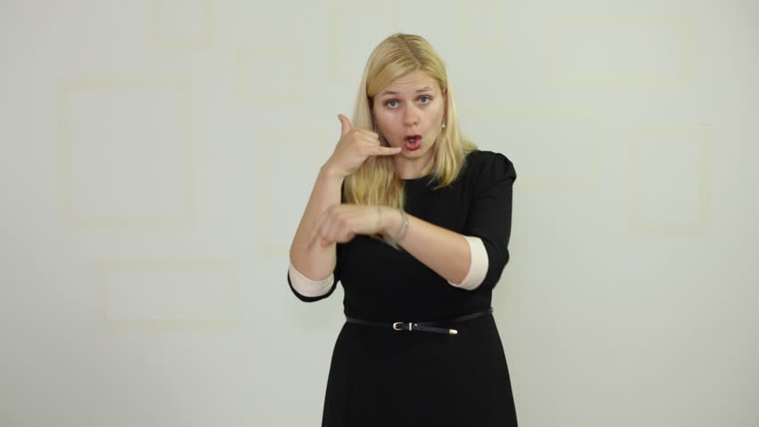 Sad Woman In Love Gesturing And Waving Goodbye Stock Footage Video ...