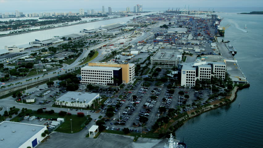 Aerial View Dodge Island Cruise Stock Footage Video (100% Royalty-free ...