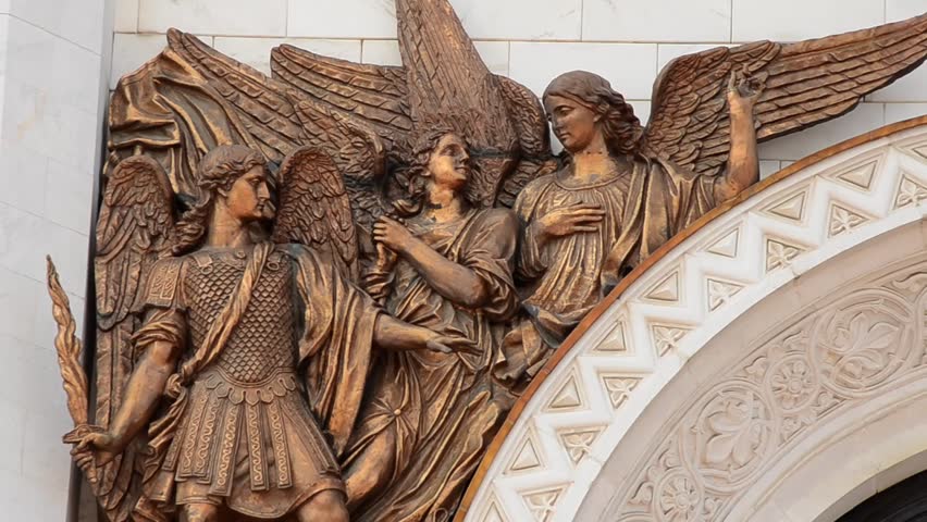 Stock video of the sculpture at the cathedral of | 4235240 | Shutterstock