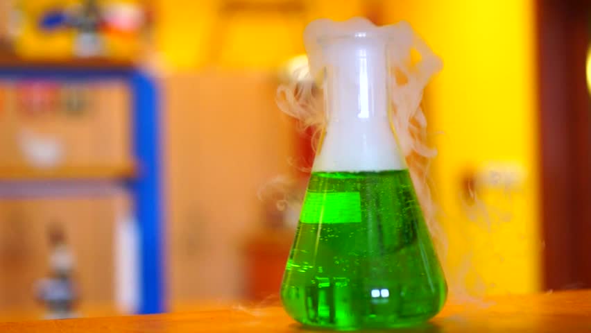 Smoking Chemistry Flask Stock Footage Video (100% Royalty-free) 4392050 ...