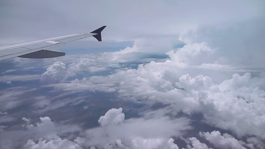 Cloudscape aerial while flying above storm clouds. 的库存视频影片 | Shutterstock
