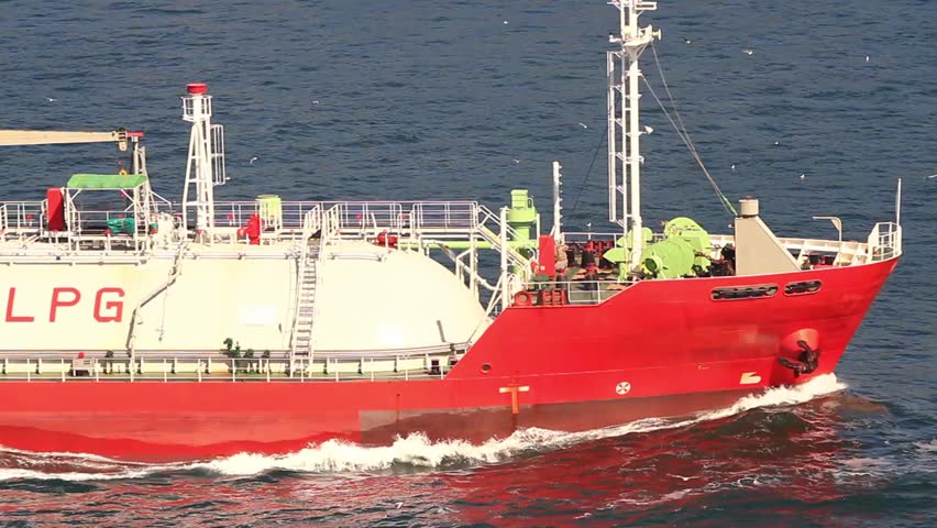 Oil Tanker In The Ocean Stock Footage Video 7650820 | Shutterstock