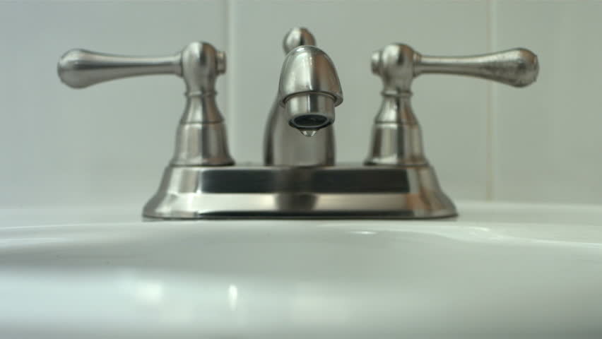 Water Drips from Faucet, Slow Stock Footage Video (100% Royalty-free ...