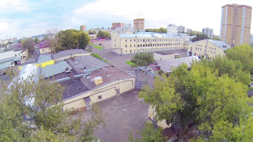 Military Compound with Multiple Buildings Stock Footage Video (100% ...
