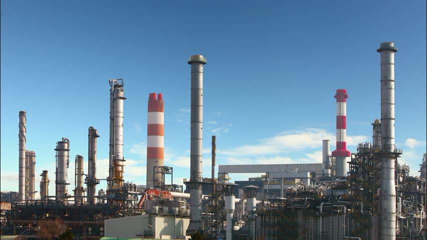 Gas Refinery, Oil Industry Stock Footage Video 4429874 | Shutterstock