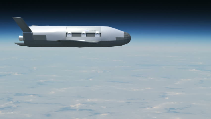 A Conceptual Animation Shows The X-37B Unmanned Spacecraft Utilized As ...