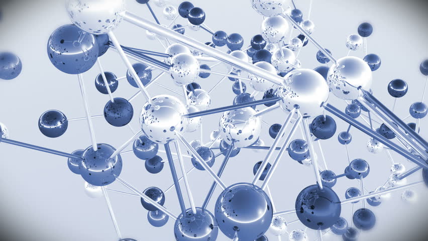 4K Complex Molecule Structure 4K UHD 3840 X 2160 Ultra High Definition ...