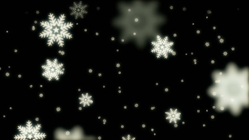 Falling Snow Animation. Large Snow Stock Footage Video (100% Royalty ...