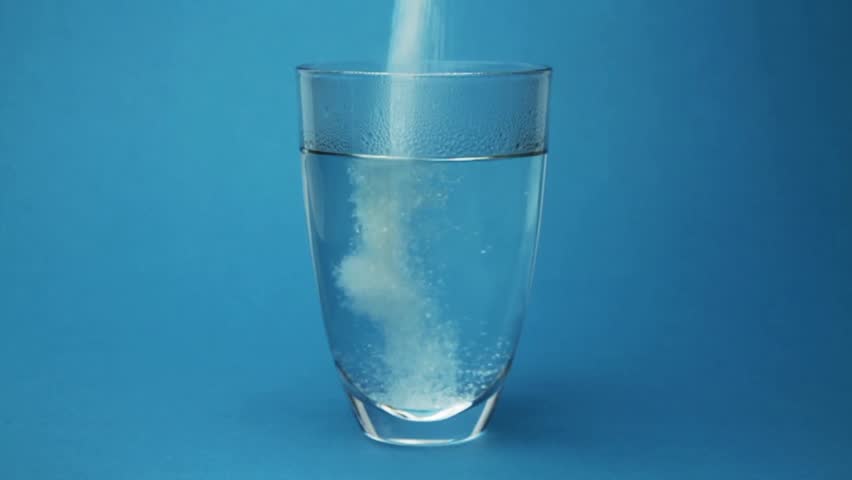 Medicine Pouring in Water Powder Stock Footage Video (100% Royalty-free ...