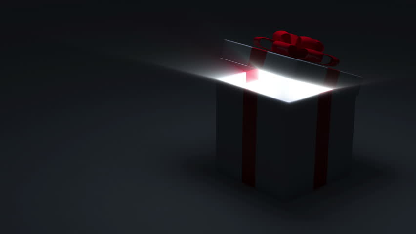 Animation of Opened Gift Box Stock Footage Video (100% Royalty-free ...
