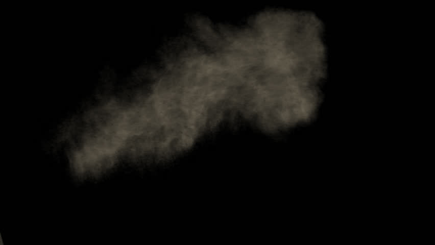 Dust Impact Vfx Element On Stock Footage Video (100% Royalty-free ...