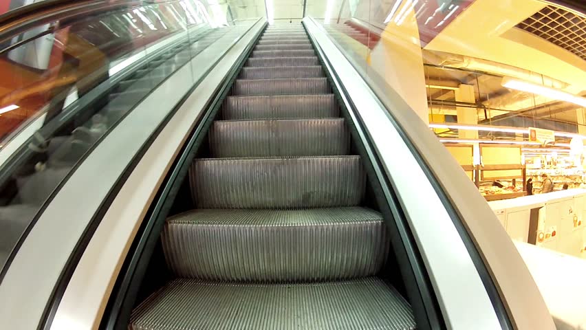 Rise On the Escalator, Moving Stock Footage Video (100% Royalty-free ...
