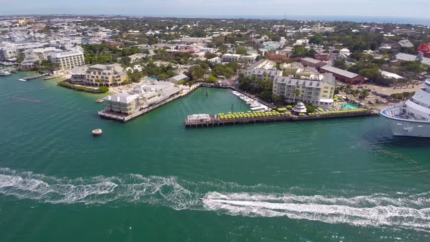 Key West Cruise Port Aerial Video Footage Stock Footage Video 5728037 ...