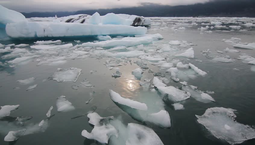 Water Alaska Ice Mountains Snow. Stock Footage Video (100% Royalty-free ...
