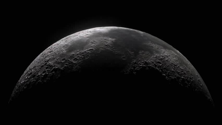 Stock video of full moon spin realistic fit width | 604540 | Shutterstock