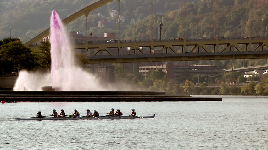 Crew Team Members Having Fun While Preparing For Race In Row Regatta ...