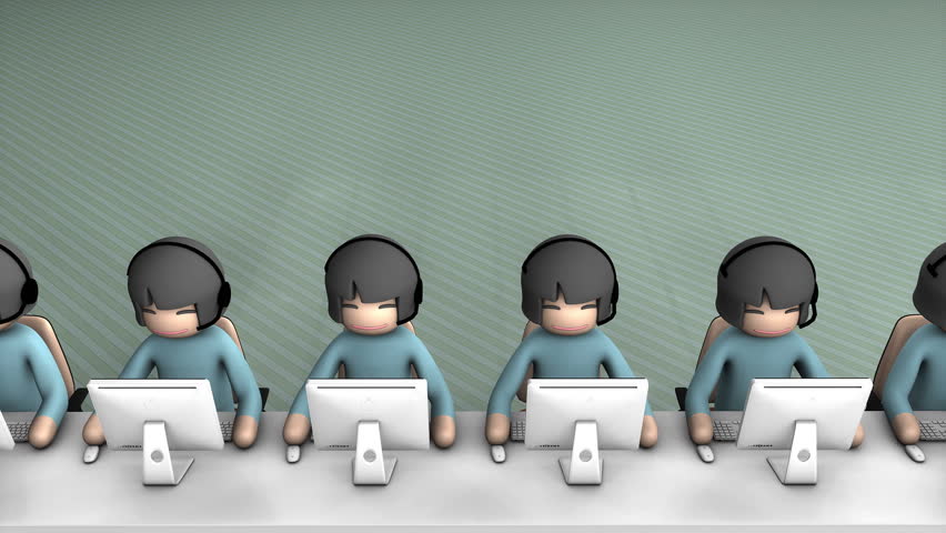 Call Center Concept Animation. Stock Footage Video 6063257 | Shutterstock