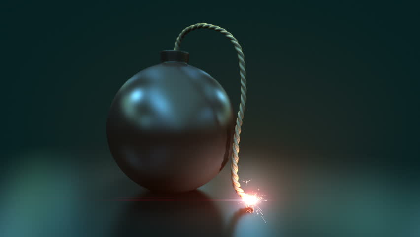 Dynamite Bomb Explosion. 30 Seconds High Quality Animation Of Time Bomb ...