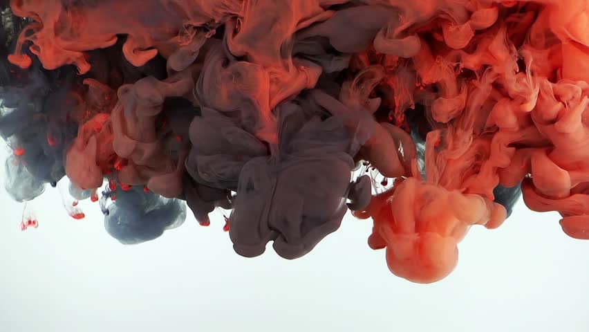 Colorful Ink Spread in Underwater Stock Footage Video (100% Royalty ...