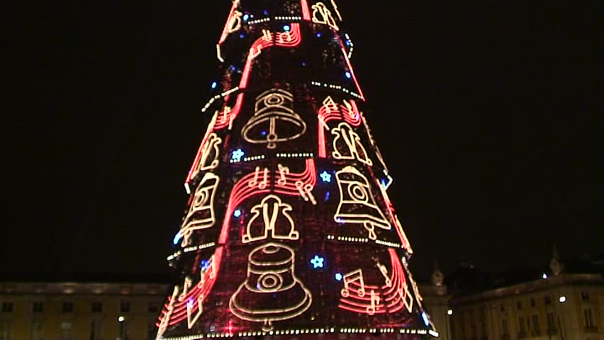 Electric Christmas Tree Stock Footage Video (100% Royalty-free) 65740 ...