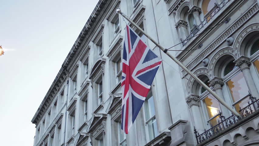 English Union Jack Flag 02 Stock Footage Video (100% Royalty-free ...